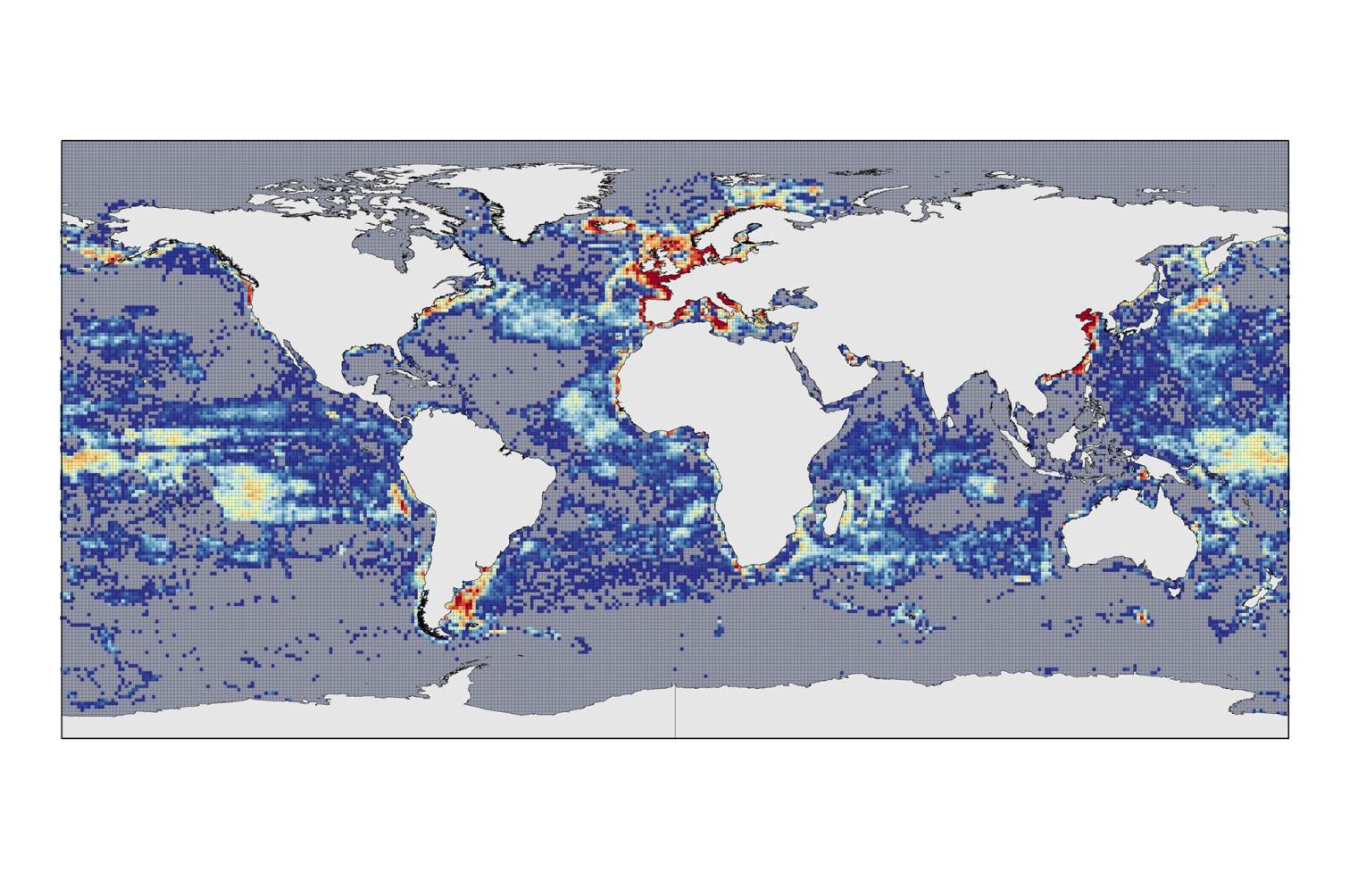 Global fishing vessel maps - Global Shark Movement